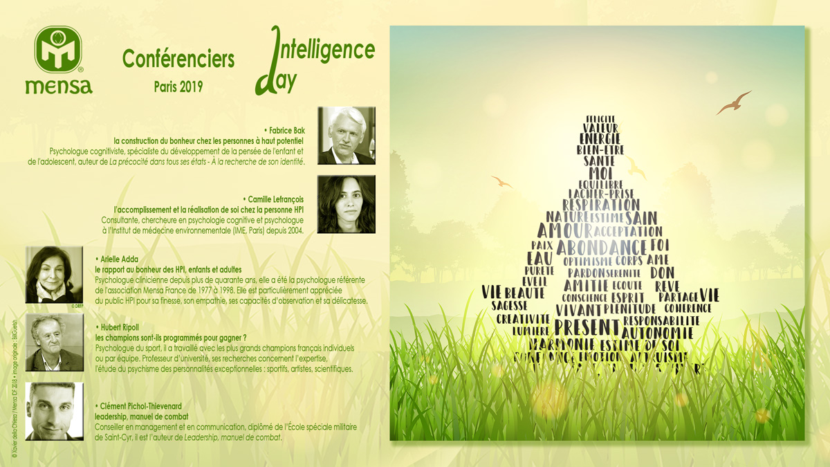Intelligence Day MENSA le 16 mars : HPI heureux ! | Auratoria